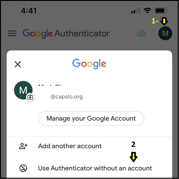 Preventing Your Google Authenticator Codes From Disappearing – CAPSLO ...